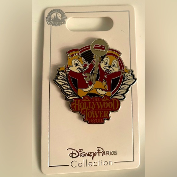 Disney | Accessories | Disney Chip And Dale Pin The Hollywood Tower ...